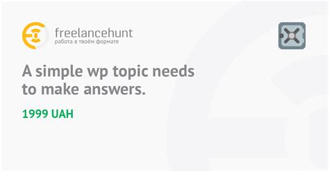 A Simple Wp Topic Needs To Make Answers • Freelance Job In Html And Css Posted March 26 2019
