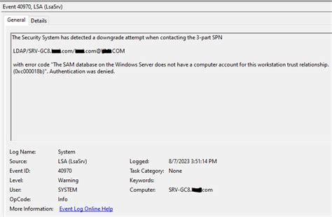 New Windows Server Domain Controller Event ID Part SPN Windows Spiceworks