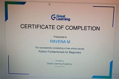 Ravena Muthukumaran On Linkedin Python Fundamentals