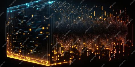 Premium Ai Image Data Background Big Data Network Structure Background Generative Artificial