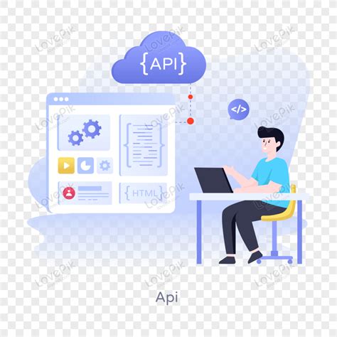 A Web Api Interface Flat Illustration Api Interface Website Png A Web Api Interface Flat Illustration Api Interface Website Png