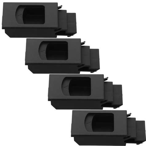 4pcs Plastic Door Latch Window Slide Latch Push Catch Latch Inside Pull