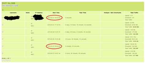 missing users details in accounting · issue 109 · lirantal daloradius