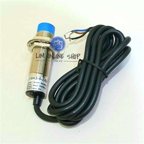 Jual Lj18a3 8 Z Bx Npn Dc 6v 36v Inductive Proximity Sensor Detection