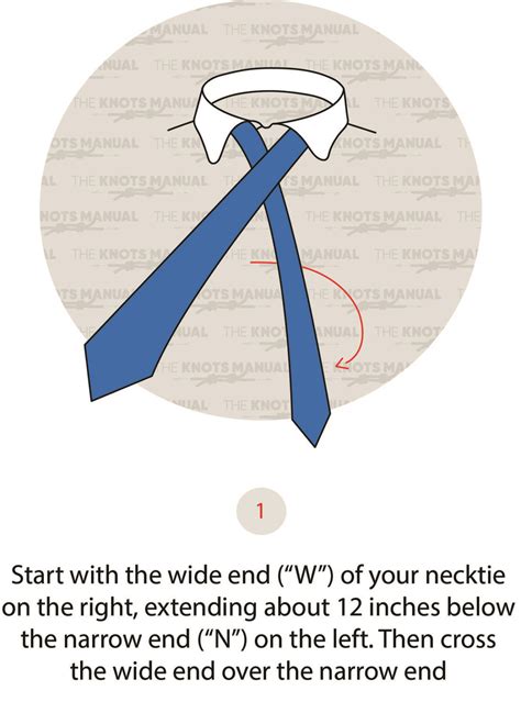 Step By Step Guide How To Tie The Four In Hand Tie Knot