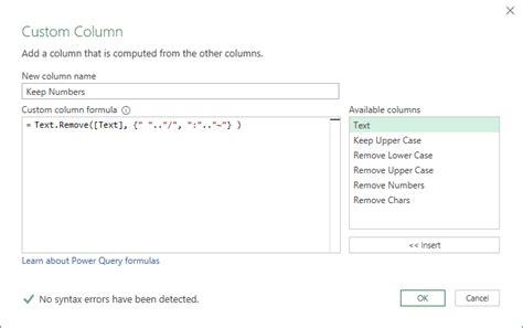 Extract Letters Numbers Symbols From Strings In Power Query With Text Select And Text Remove