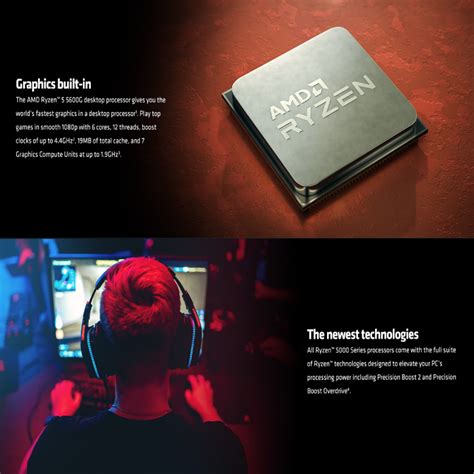 Amd Ryzen 5 5600g R7 5700g R5 3400g Desktop Processor Am4 Socket For Desktop Pc Computer