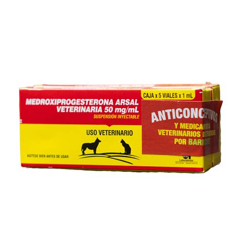 Anticonceptivo Medroxiprogesterona Caja X 10 Viales Barrcovet