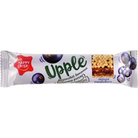 Фруктово злаковый батончик «happy Crisp смородина и воздушный рис 22 г купить в Минске