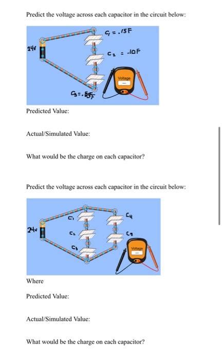 Part Capacitors In Series And Parallel Predict The Chegg