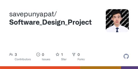 GitHub Savepunyapat Software Design Project