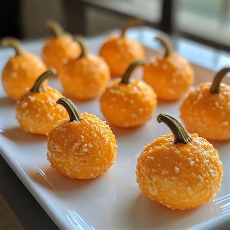 Irresistible Mini Pumpkin Cheese Balls Recipe For Fall Wilingga Recipes
