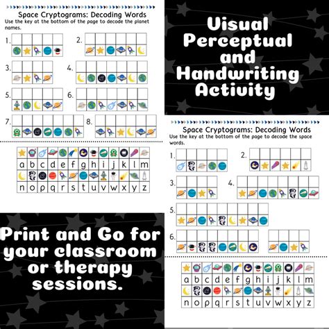 Space Cryptogram And Decoding Worksheets Made By Teachers