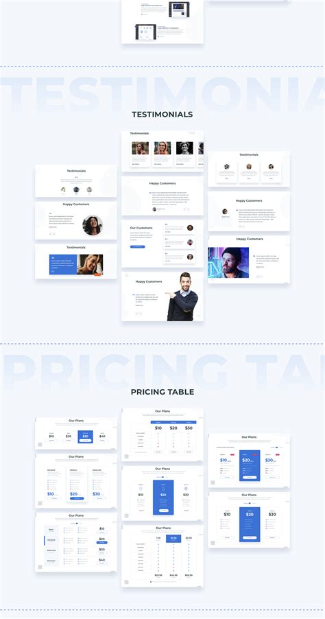 Elemento Ui Kit Library Of Components For Web Behance
