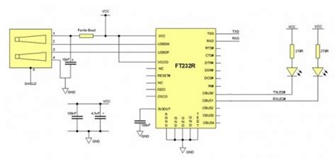 Usb To Rs232 Circuit Diagram