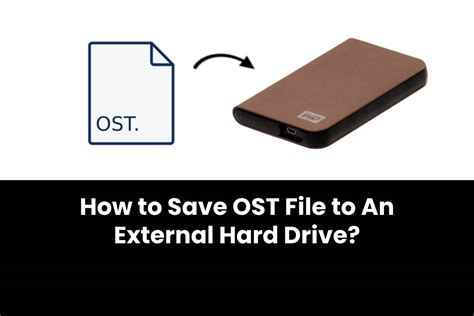 How To Save OST File To An External Hard Drive CTR