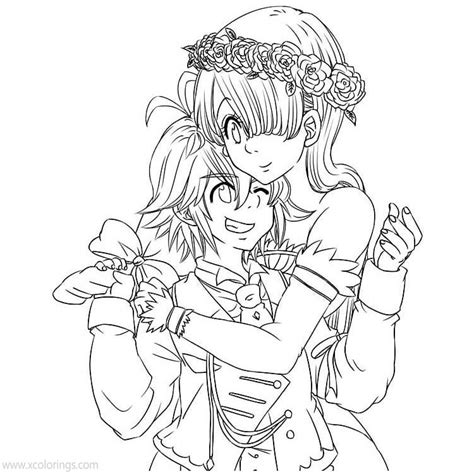 The Seven Deadly Sins Coloring Pages Printable