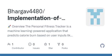 Github Bhargav4480implementation Of Personal Fitness Tracker Using