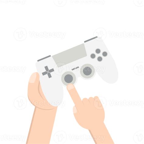 Gamer Hand Holding Joystick Game Controller Pad 13442512 Png