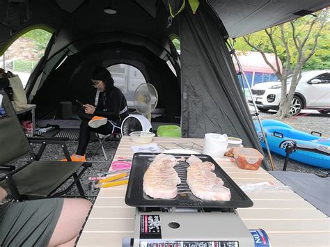 밀양 패밀리 오토캠핑장 여름휴가 캠핑