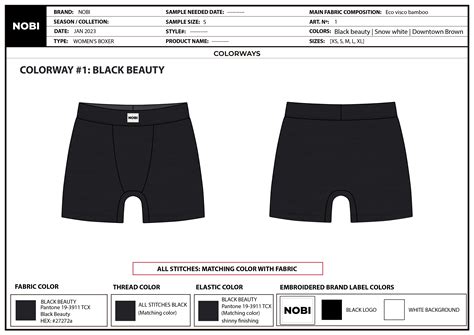 Women S Underwear Tech Pack On Behance