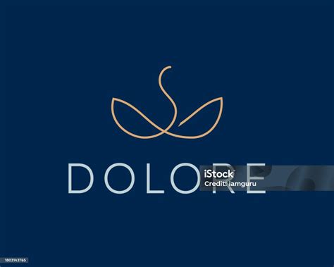 미니멀한 백조 꽃 연꽃 기호입니다 유니버셜 스파 뷰티 살롱 화장품 상징 유형입니다 새 거위 아이콘입니다 벡터 일러스트 레이 션