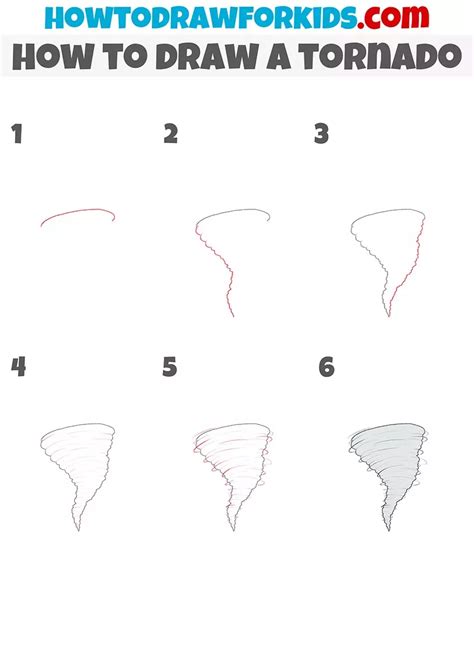 How To Draw A Tornado Drawing Tutorial Easy Drawing Tutorials For