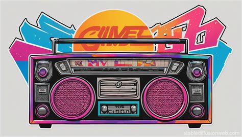 90s Nostalgic Band Logo | Stable Diffusion Online