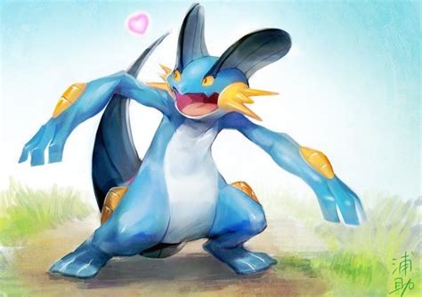 Swampert Pokemon Pokemon Backgrounds Pokemon Art