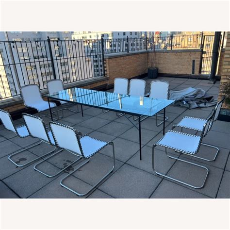 10 Cb2 Enzo White Outdoor Side Chairs Aptdeco