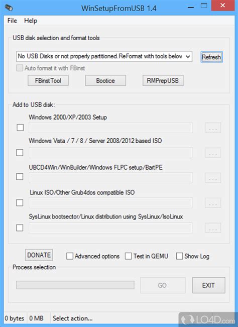 WinSetupFromUSB Screenshots