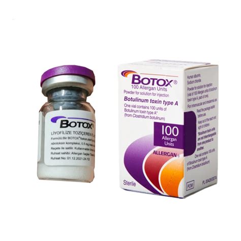 Botulinum Toxin Type A Clostridium Botulinum 100ui Allergan
