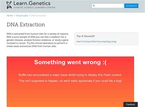 University Of Utah Learn Genetics How To Extract Dna From Anything Living Interactive For 9th