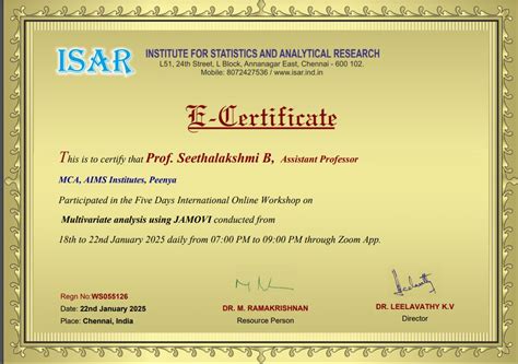 Seethalakshmi B On Linkedin Completed 5 Days Fdp Session Yesterday