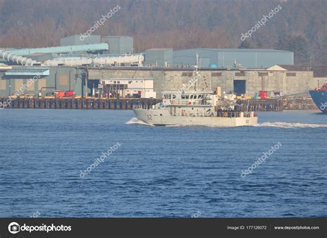 Orca Class Training Vessel Part Canadian Navy Fleet Heads Out Stock Editorial Photo © Modfos