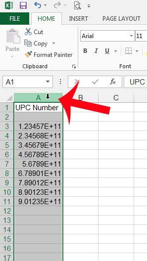 How To Format Upc Codes In Excel Solveyourtech