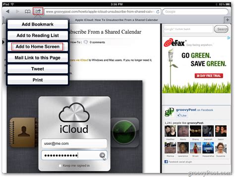 Add Webpage Shortcuts To Your Ios Device S Home Screen Groovypost