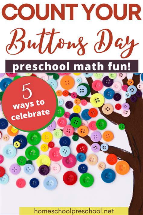 Ways To Celebrate Count Your Buttons Day With Preschoolers