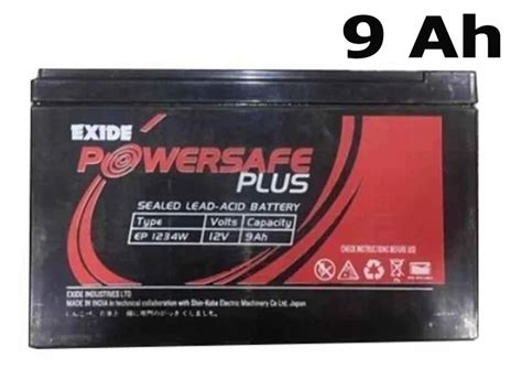 Exide 12v 9ah Industrial Powersafe Battery 42 Months At ₹ 1137piece