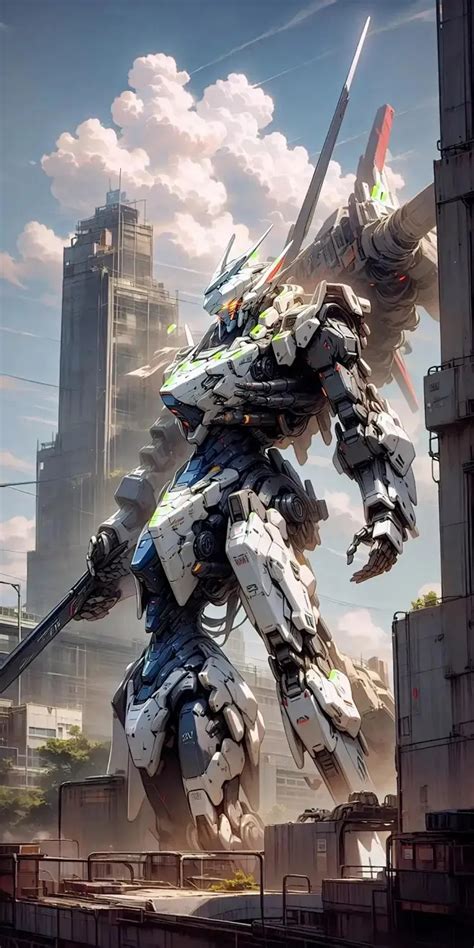 Ai壁纸绘画高达，旗袍小姐 画图小能手03的动态 花瓣网