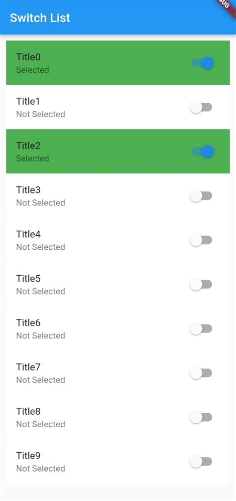 Switch In Flutter Medium