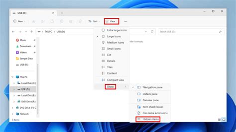 Unhide Files In USB How To Show Hidden Files On USB Drive