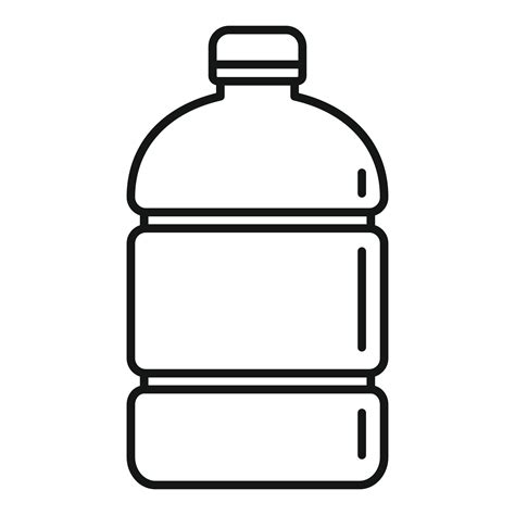 Storage Water Bottle Icon Outline Style 14508889 Vector Art At Vecteezy