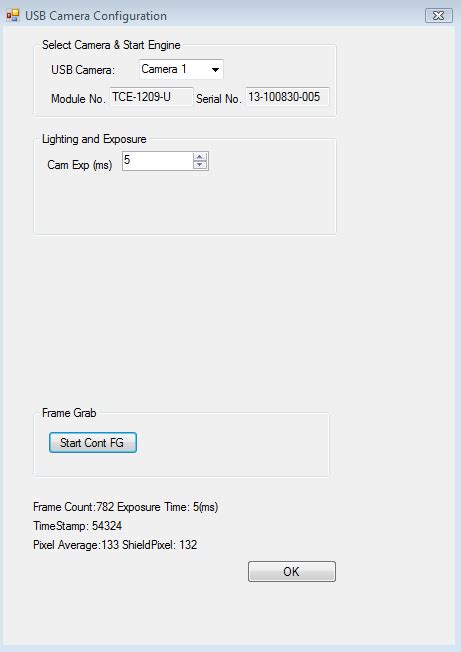 GitHub Yeuchi CSharp Application Mightex TCE1209 U SDK Example Extended Pictorial App