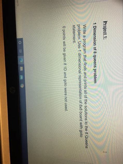 Solved Project 1 1 1 Dimension Of 8 Queens Problem Write A