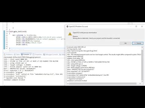 Stm Error Openocd Wrong Device Detected YouTube
