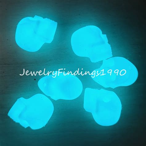 Luminous Skull Silicone Beadsglow In The Dark Skull Head Focal Beads
