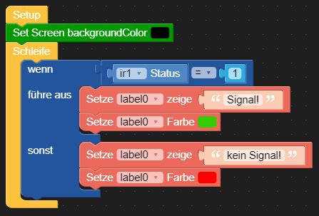 M StickC Programmieren Der IR UNIT In UIFlow Technik Blog