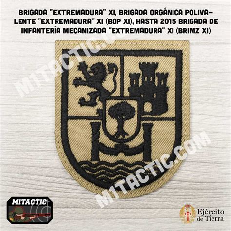Brigada Extremadura Xi Brimz Arid Tan Emblem Patch