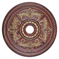 Livex Lighting Ceiling Medallions Palacial Bronze With Gilded Accents